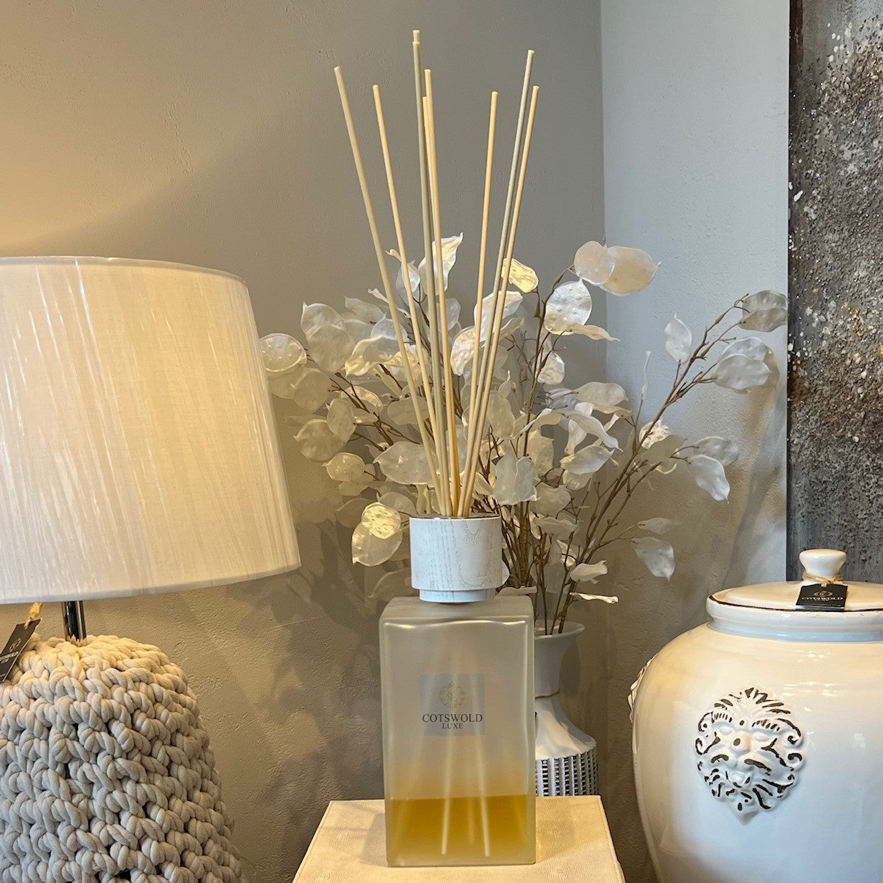 Large 2200 ml Cool Waters Reed Diffuser | Cotswold Luxe