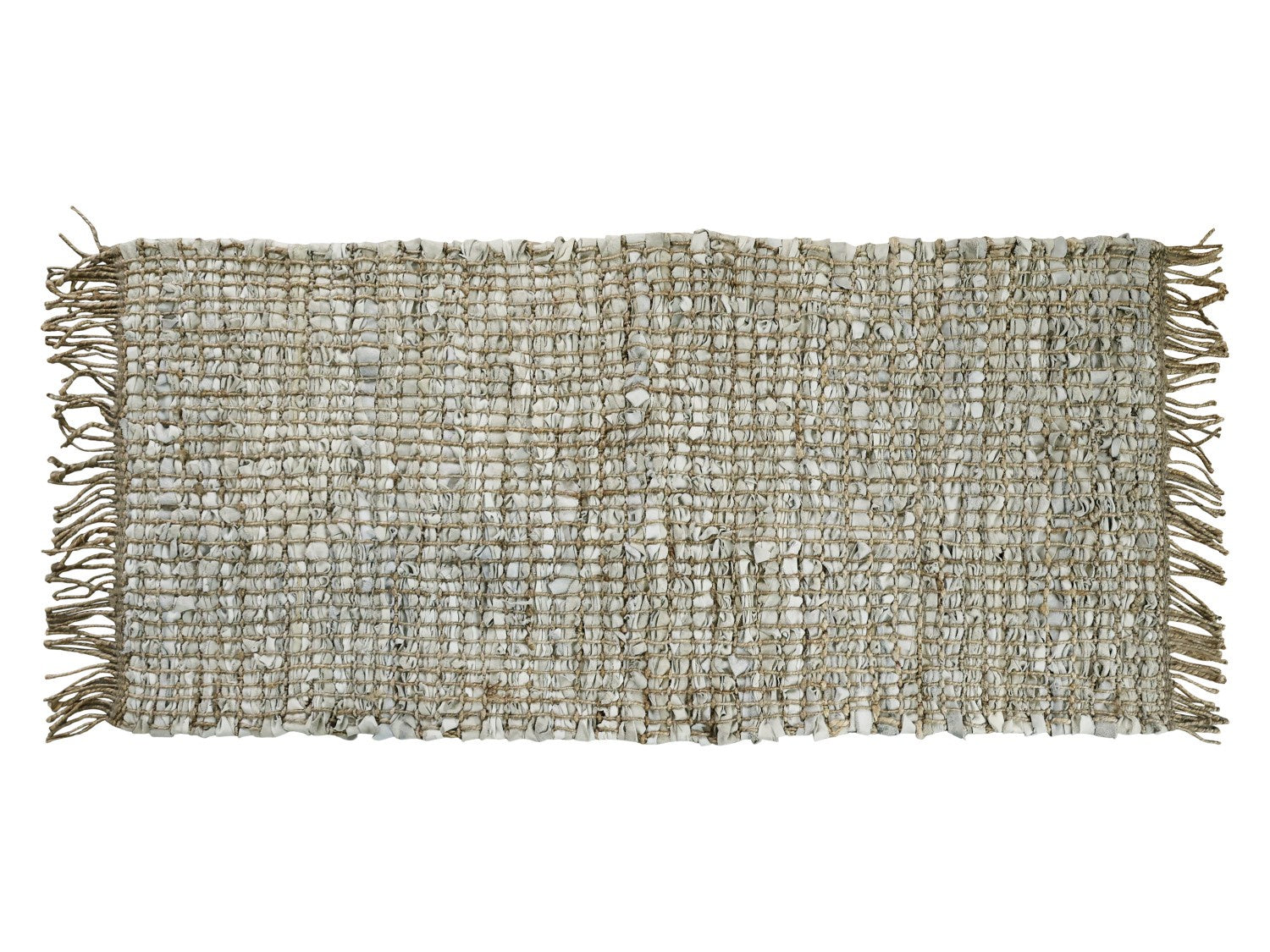 Leather And Jute Fringed Rug – Cotswold Luxe