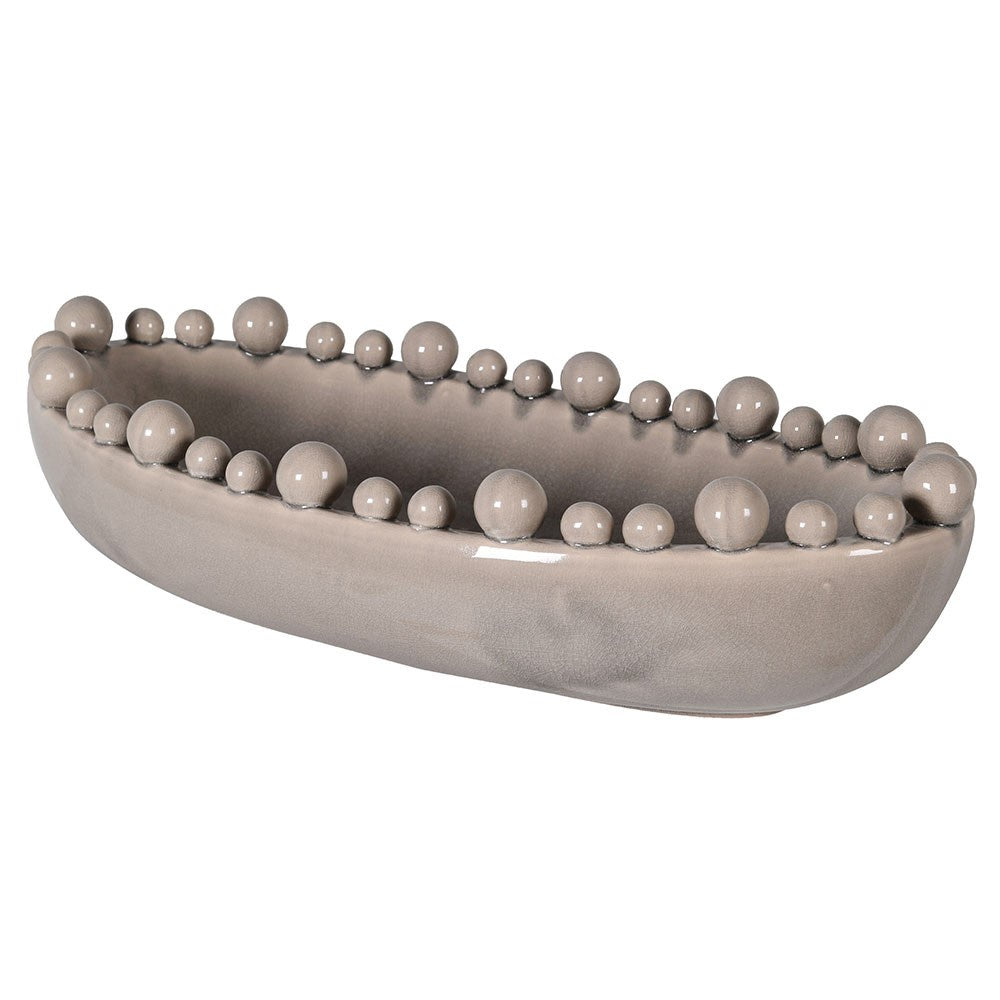 Cream Oval Ball Edge Bowl – Cotswold Luxe