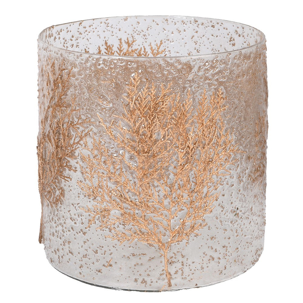 Large Gold Tree Glass Hurricane – Cotswold Luxe